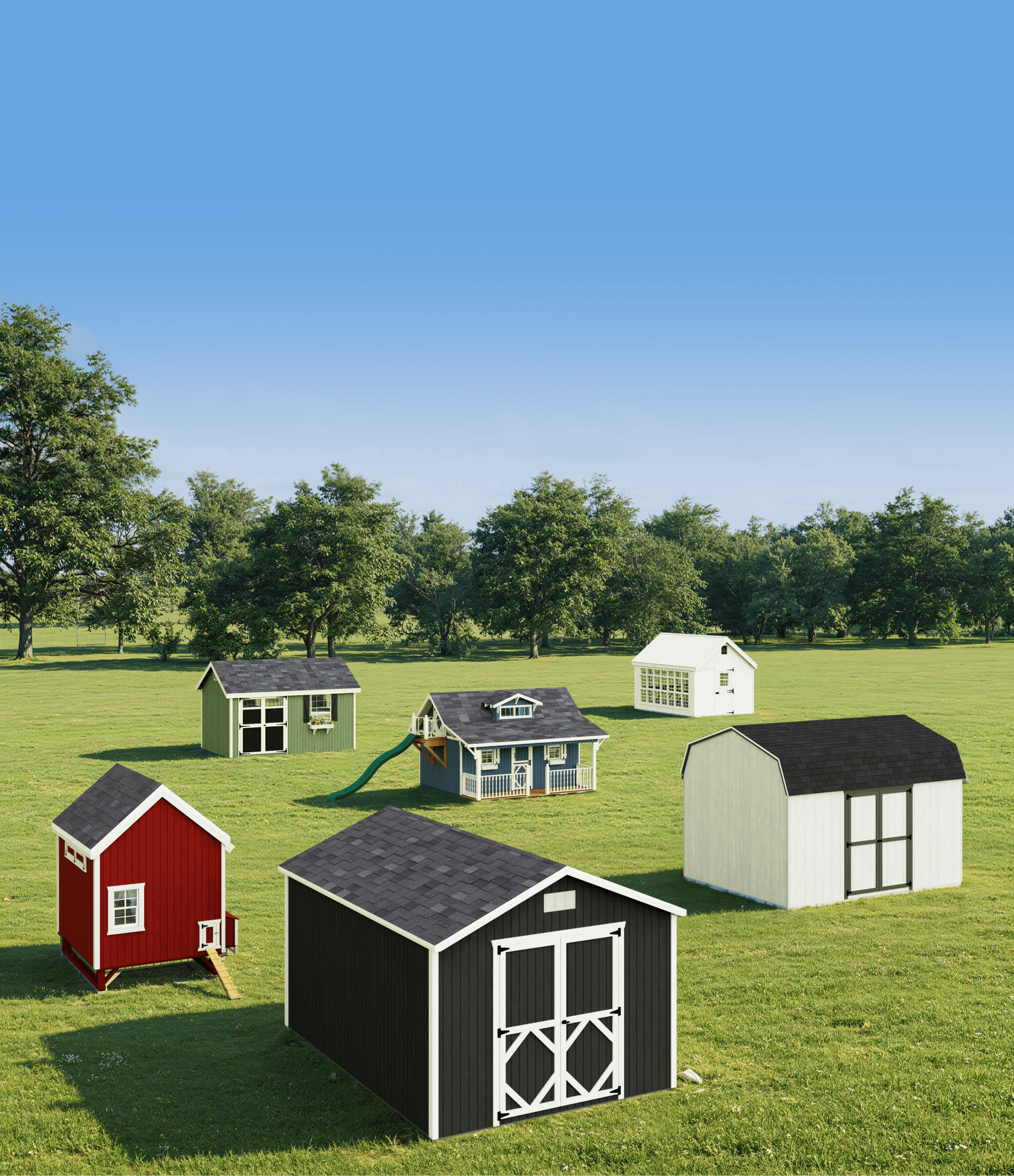 10x12 Shed | Wood Storage Sheds for Lawn & Garden | Little Cottage Co.
